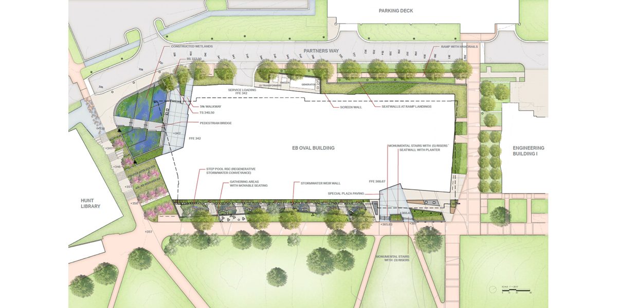 NC State University Fitts-Woolard Hall - Surface 678